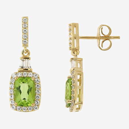 Click here for Womens Genuine Green Peridot 14K Gold Over Silver... prices