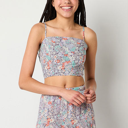 Click here for Arizona Square Neck Sleeveless Juniors Tank Top  S... prices