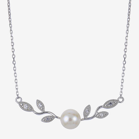 Click here for Womens White Cultured Freshwater Pearl Sterling Si... prices