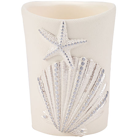 Click here for Avanti Sequin Shells Beachy Resin Tumbler - Ivory prices
