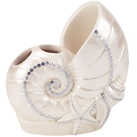Click here for Avanti Sequin Shells Toothbrush Holder prices
