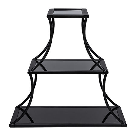 Click here for Meglin 3 Metal Shelf Bookcase  One Size  Black prices