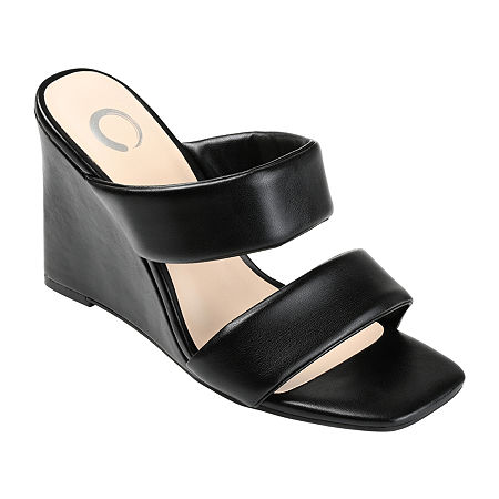 Click here for Journee Collection Kailee Womens Open Toe Wedge He... prices