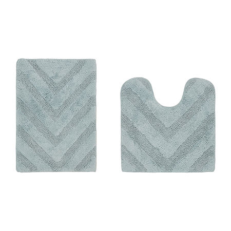 Click here for Better Trends Hugo Bath Rug  One Size  Blue prices