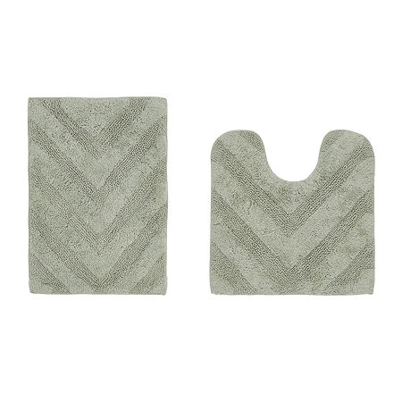 Click here for Better Trends Hugo Bath Rug  One Size  Green prices