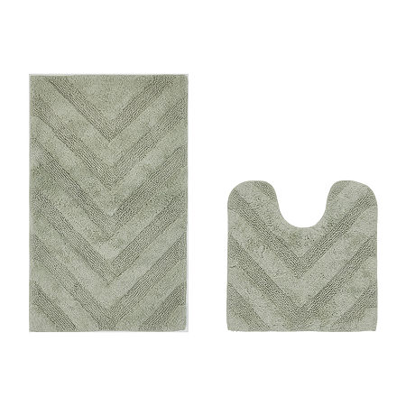 Click here for Better Trends Hugo Bath Rug  One Size  Green prices