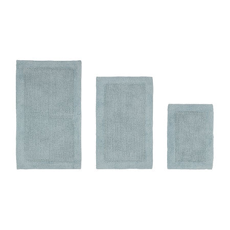 Click here for Better Trends Edge Bath Rug  One Size  Blue prices