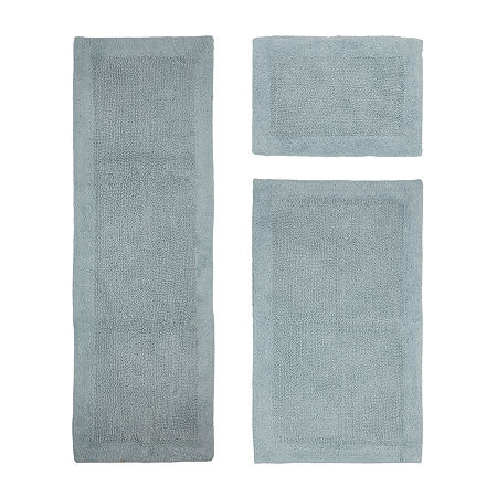 Click here for Better Trends Edge Bath Rug  One Size  Blue prices