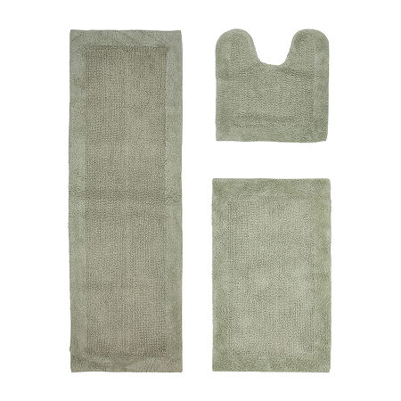 Click here for Better Trends Edge Bath Rug  One Size  Green prices
