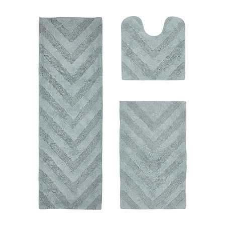 Click here for Better Trends Hugo Bath Rug  One Size  Blue prices