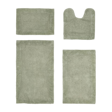 Click here for Better Trends Edge Bath Rug  One Size  Green prices