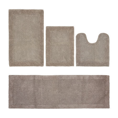 Click here for Better Trends Edge Bath Rug  One Size  Beige prices