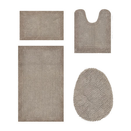 Click here for Better Trends Edge Bath Rug  One Size  Beige prices