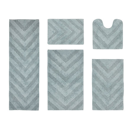 Click here for Better Trends Hugo Bath Rug  One Size  Blue prices