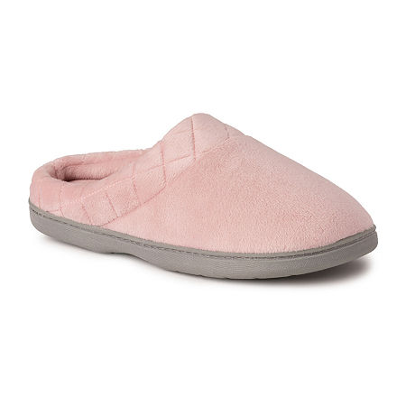 Click here for Dearfoams Darcy Velour Scuff Womens Memory Foam Cl... prices