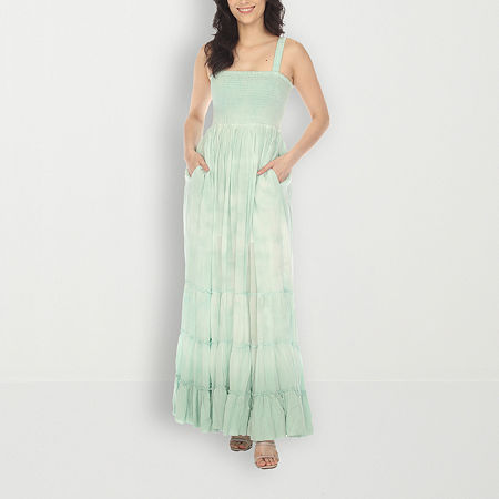 Click here for Womens White Mark Smocked Ruffle Maxi Dress prices