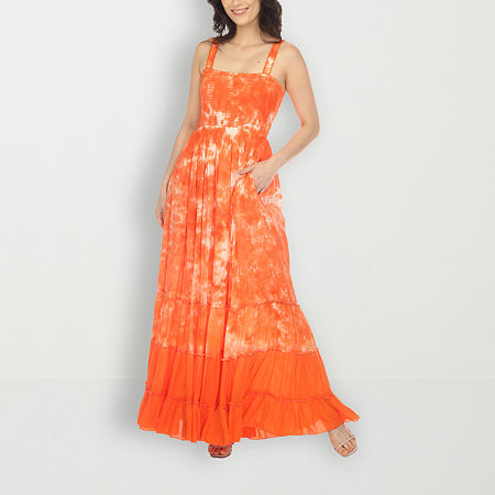Click here for Womens White Mark Smocked Ruffle Maxi Dress prices