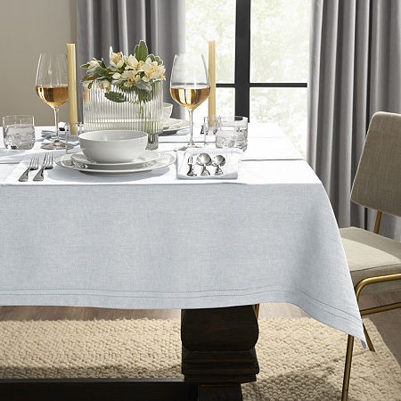 Click here for Fieldcrest Luxury Cotton-Linen Herringbone Tablecl... prices