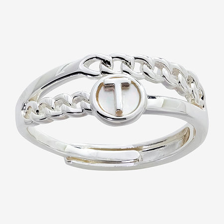 Click here for Sparkle Allure Initial Womens 3MM White Mother Of... prices