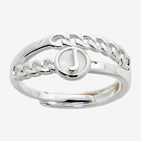 Click here for Sparkle Allure Initial Womens 3MM White Mother Of... prices
