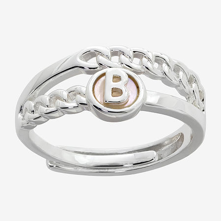 Click here for Sparkle Allure Initial Womens 3MM White Mother Of... prices