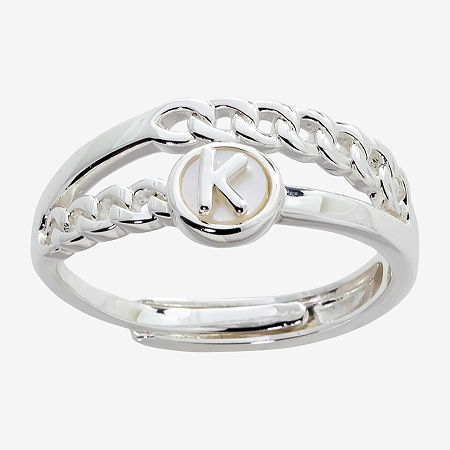 Click here for Sparkle Allure Initial Womens 3MM White Mother Of... prices