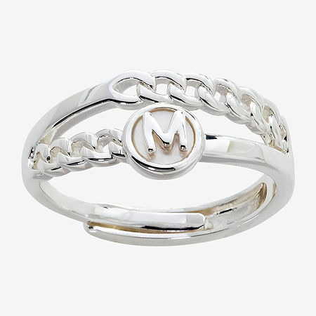 Click here for Sparkle Allure Initial Womens 3MM White Mother Of... prices
