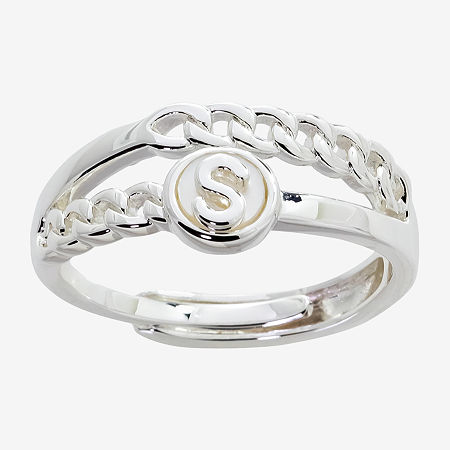 Click here for Sparkle Allure Initial Womens 3MM White Mother Of... prices