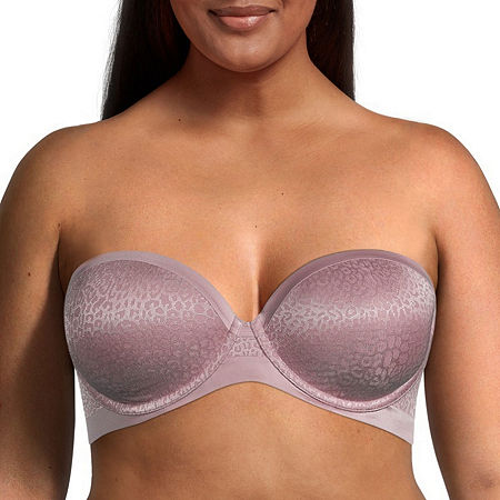 Click here for Ambrielle Strapless Mesh Bra  B  Purple prices