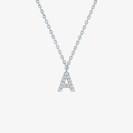 Click here for Lab-Grown (G-H / SI2-I1) Diamond Accent Initial Pe... prices