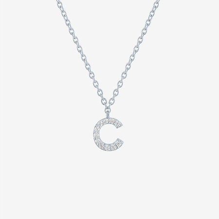 Click here for Lab-Grown (G-H / SI2-I1) Diamond Accent Initial Pe... prices