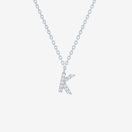 Click here for Lab-Grown (G-H / SI2-I1) Diamond Accent Initial Pe... prices