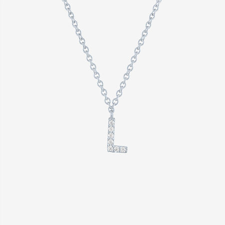 Click here for Lab-Grown (G-H / SI2-I1) Diamond Accent Initial Pe... prices