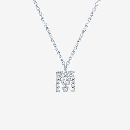 Click here for Lab-Grown (G-H / SI2-I1) Diamond Accent Initial Pe... prices