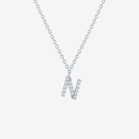 Click here for Lab-Grown (G-H / SI2-I1) Diamond Accent Initial Pe... prices