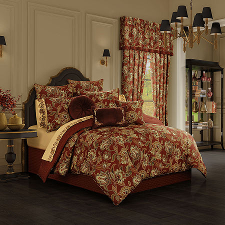 Royal Court Montecito 4-Pc. Comforter Set  King/California King - Red
