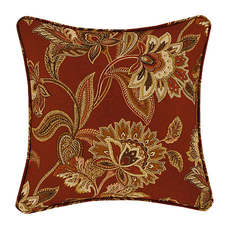 Royal Court Montecito Decorative Pillow  16 x 16 - Red