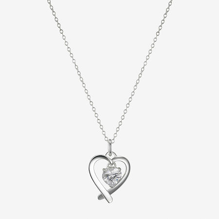 Click here for Footnotes Womens Cubic Zirconia Sterling Silver He... prices