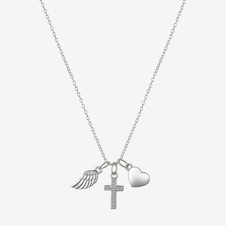 Click here for Footnotes Charm Womens Cubic Zirconia Sterling Sil... prices