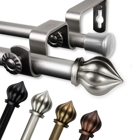 Click here for Rod Desyne Primrose Double Curtain Rod  One Size... prices