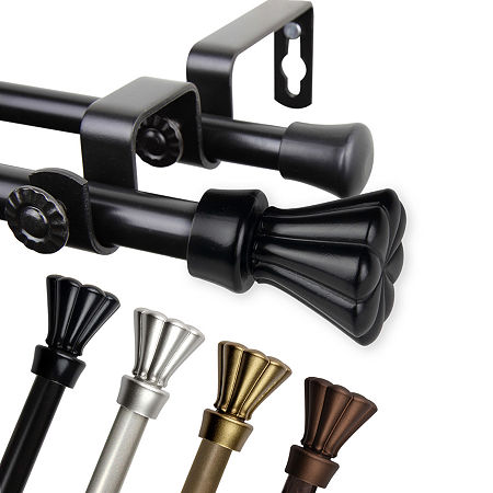 Click here for Rod Desyne NishaÂ  Double Curtain Rod  One Size  S... prices