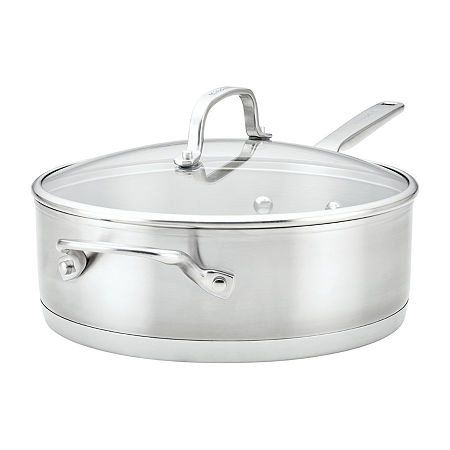 Click here for KitchenAid 3-Ply Stainless Steel 4.5-qt. Saute Pan... prices