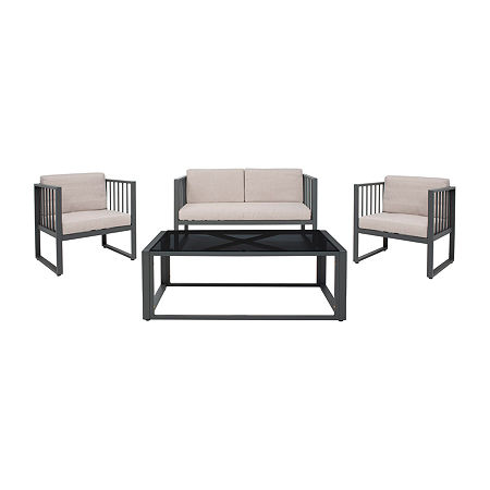 Click here for Holyoke 4PC Living Set - Grey/light grey prices