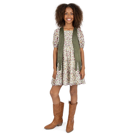 Click here for Girls (7-16) Speechless(R) Puff Sleeve Floral Dres... prices