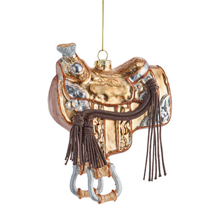 Click here for North Pole Trading Co. Saddle Christmas Ornament... prices