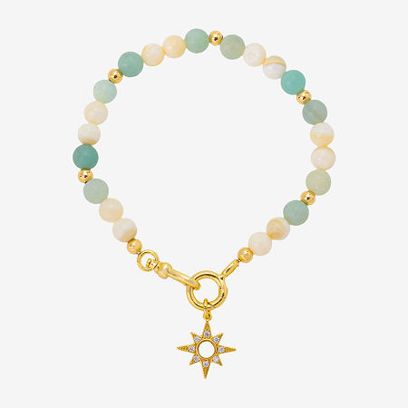 Click here for Footnotes Womens Green Glass 10K Gold Over Brass S... prices