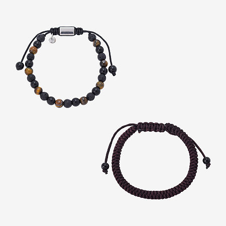 Click here for J.P. Army Mens 2-pc. Multi Color Tigers Eye Stainl... prices