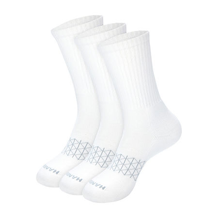 Mens Hanes Ultimate(R) Absolute Comfort 3pk. Crew Socks