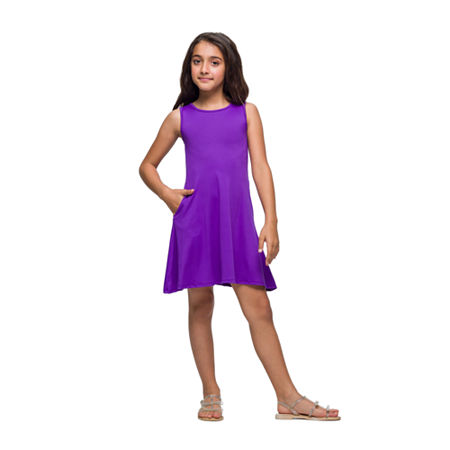 Click here for 24sevenkid Big Kid Girls Sleeveless A-Line Dress... prices