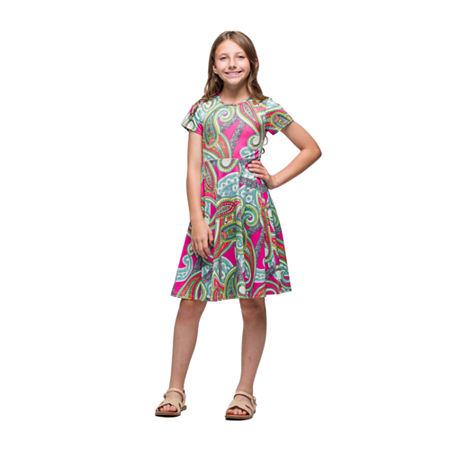 Click here for 24seven Comfort Apparel Big Kid Girls Short Sleeve... prices